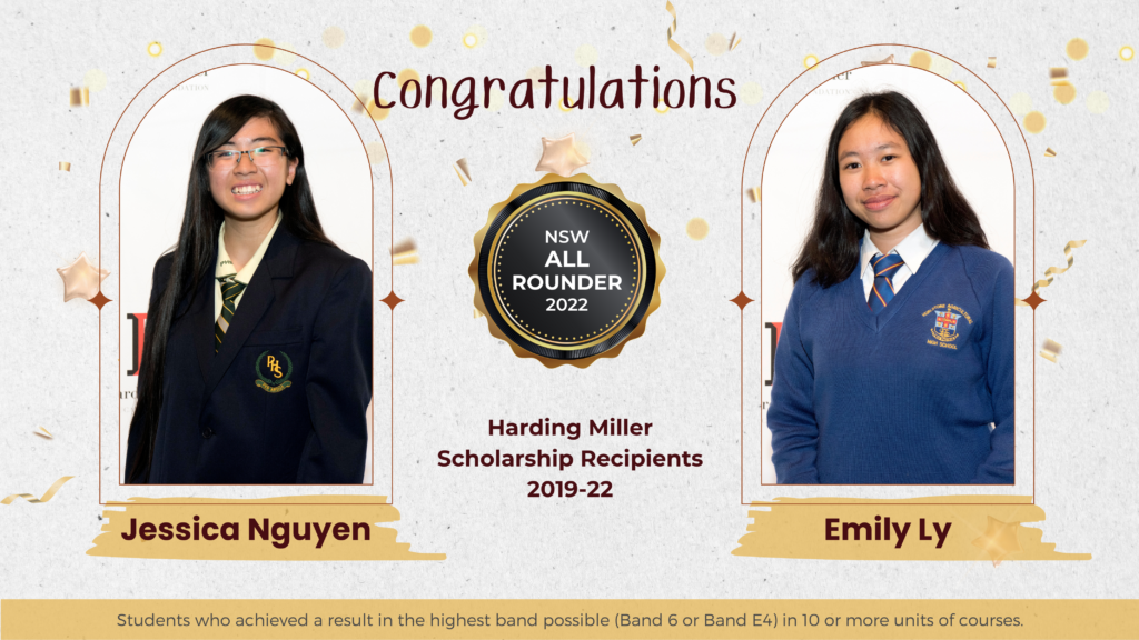 2022 HSC - All-round and Top Achievers - Harding Miller Education ...